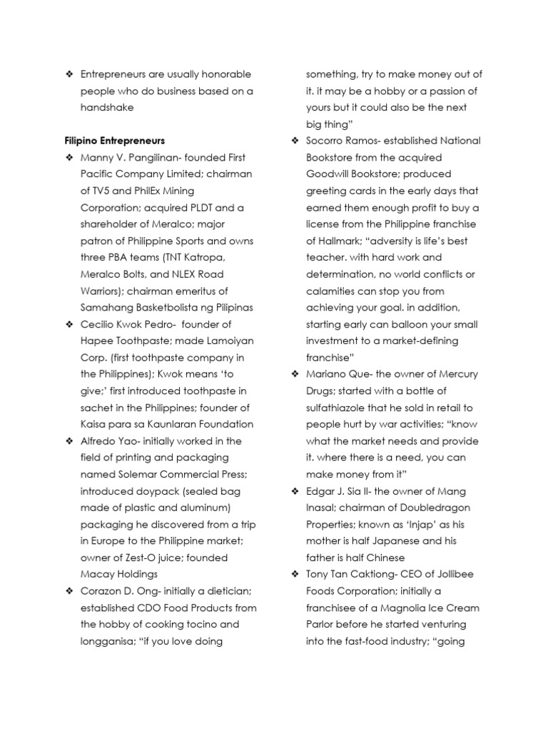 Entrepreneurship Notes-Pages-3 | PDF | Philippines