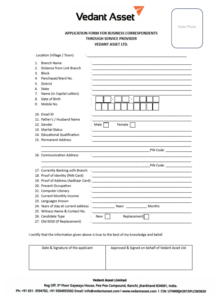 BOI Onboarding Form New | PDF | Government And Personhood ...