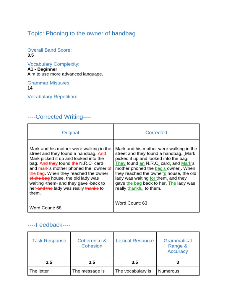 Writing Assessment | PDF