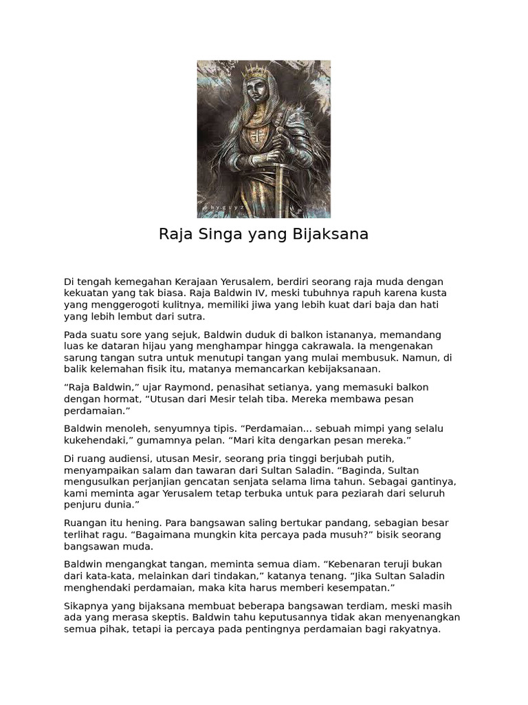 Raja Singa Yang Bijaksana | PDF