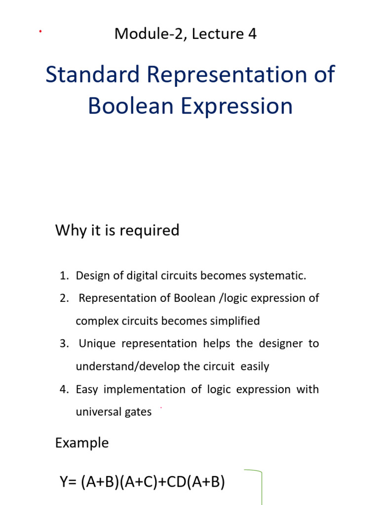 Standard Representation of SOP and POS With Tables | PDF | Mathematics | Arithmetic