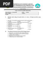 Soal UAS PAI Kelas 1 SD Semester 2 Dan Kunci Jawaban PDF | PDF | Seni ...