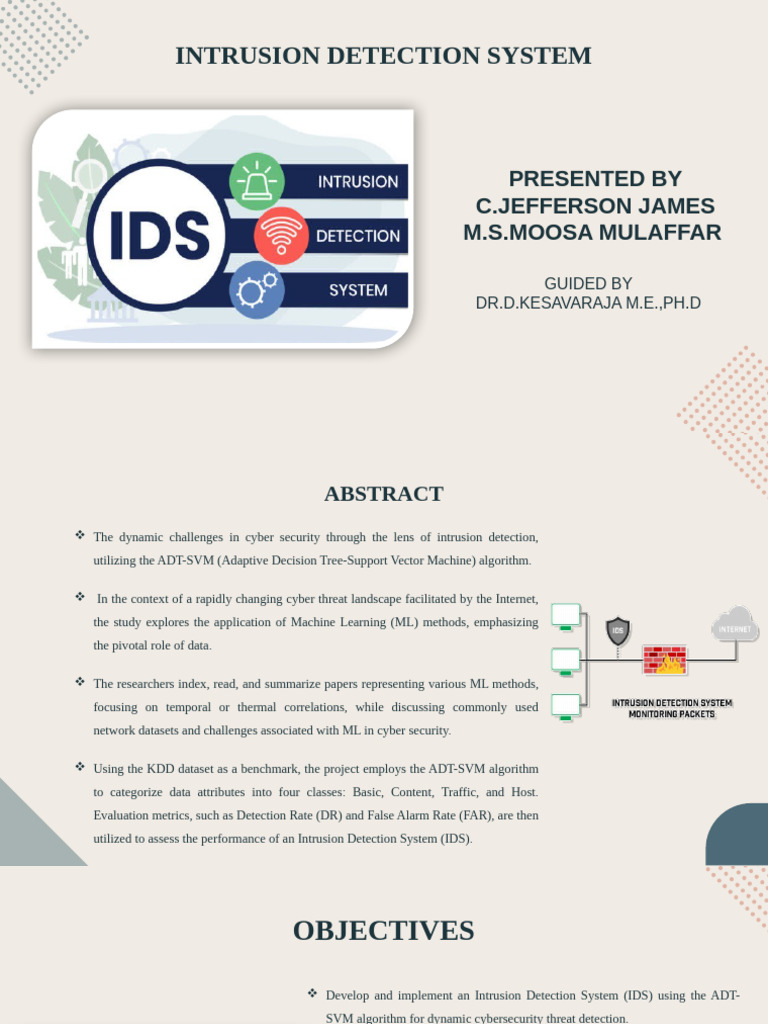 Full PPT - Intrusion Detection System | PDF | Deep Learning | Computer Security