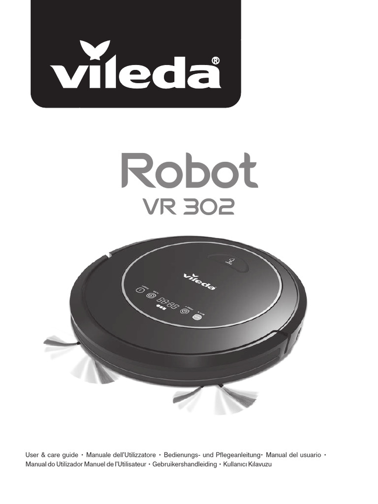 Vileda VR 302 Robot Vacuum User Guide | PDF | Battery Charger | Lithium ...