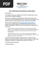 Essential CNC Router Setup Guide | PDF | Manufactured Goods | Computing