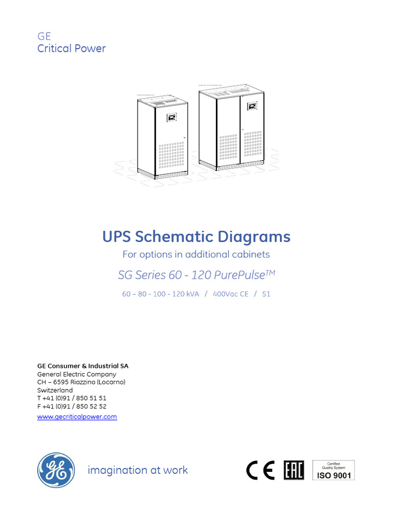 GE UPS Schematic Diagrams | PDF | Electronic Engineering | Power (Physics)
