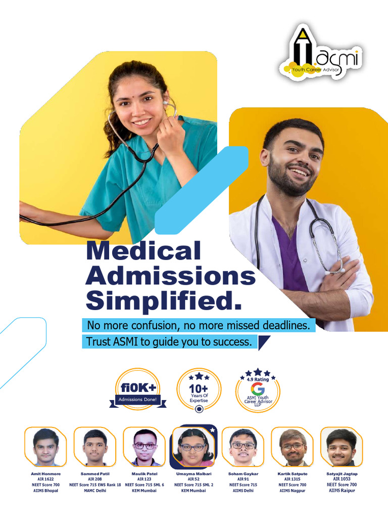 Kerala State MBBS Cut offs ASMI Career | PDF | Medicine | Medical Education