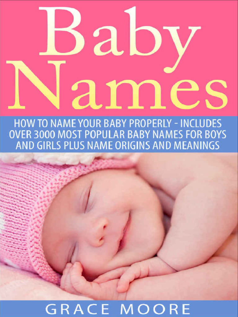 Baby Names How To Name Your Baby Properly Includes Over 3000 Most ...