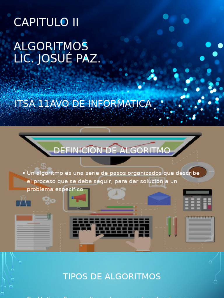 CAPITULO II Algoritmos | PDF