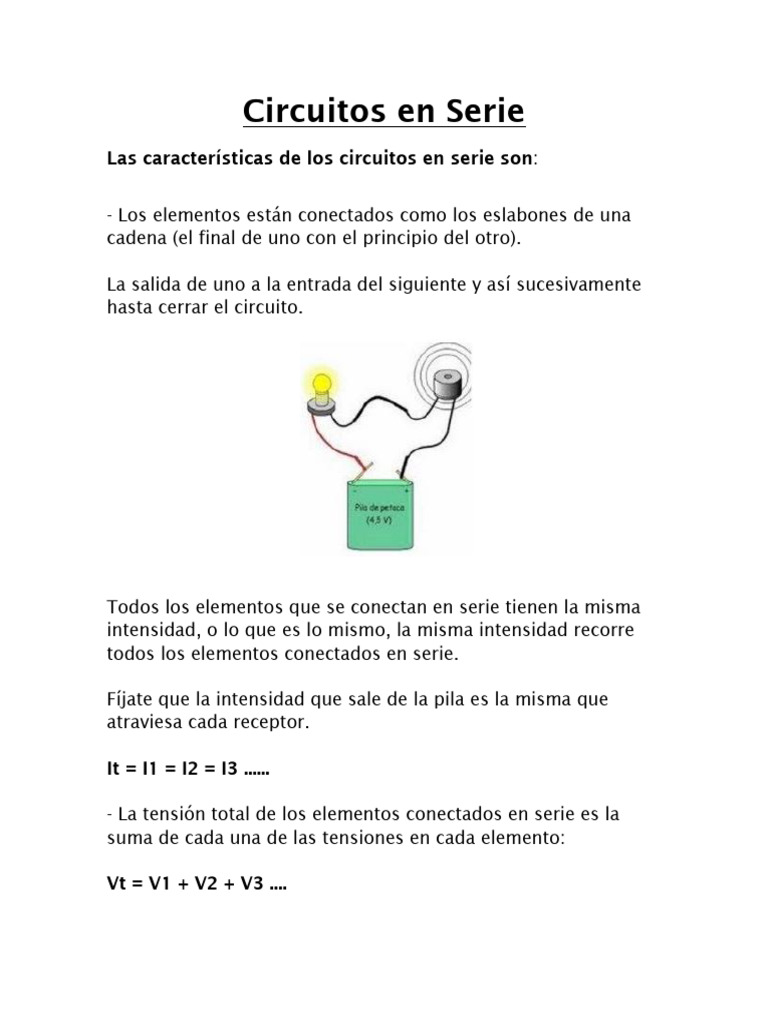 Circuitos en Serie | PDF