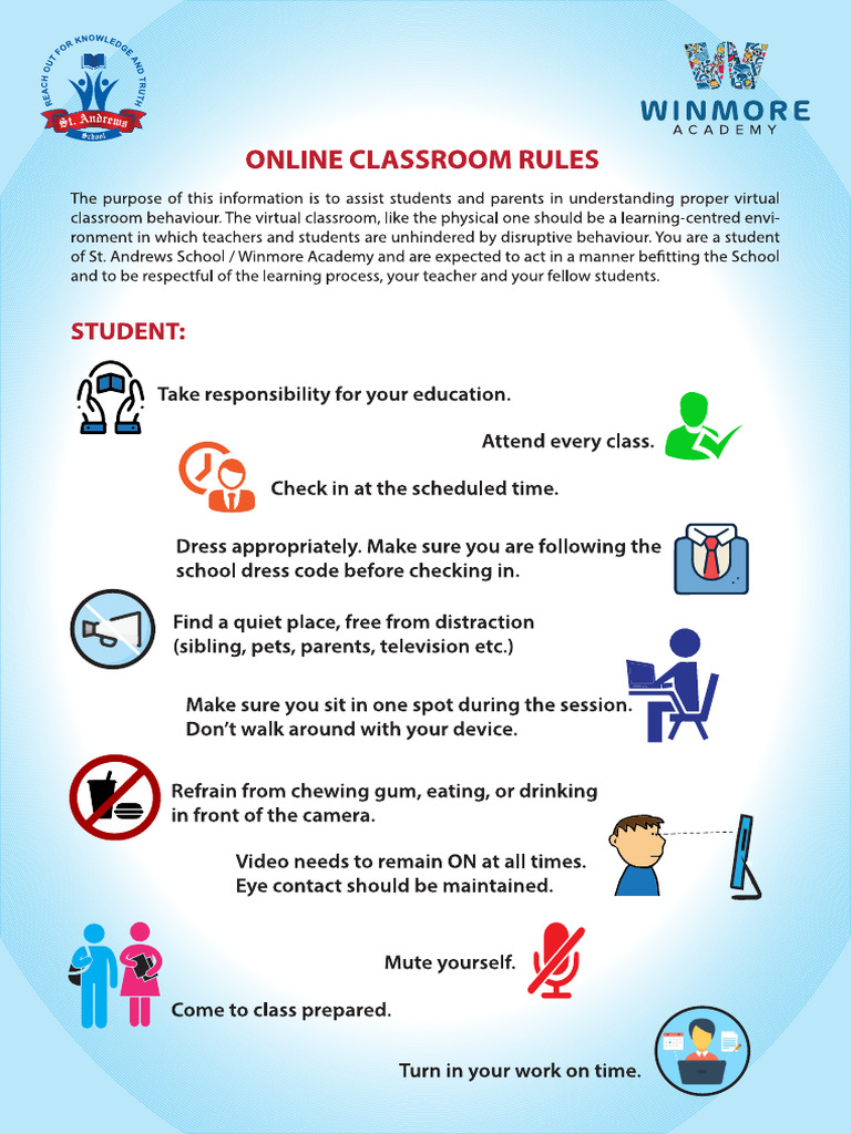Online Classroom Rules | PDF