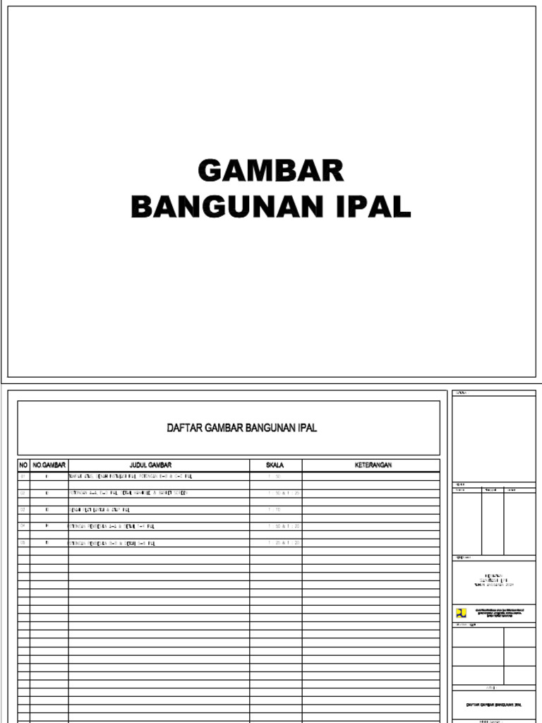 (IPAL) Bangunan Ipal | PDF