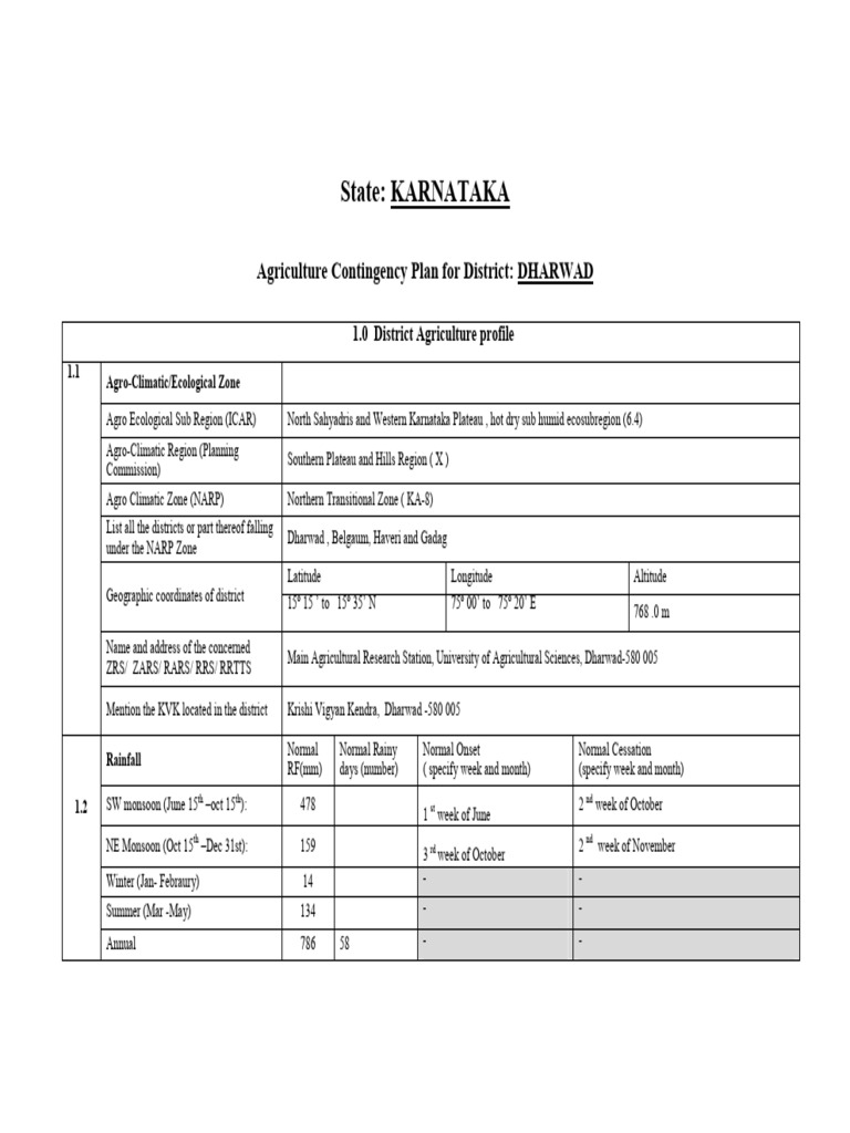 KVK Agriculture Contingency Plan | PDF | Crops | Legume