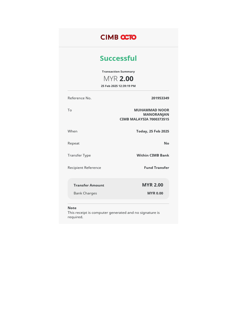 Cimb Octo My-201953349 | PDF