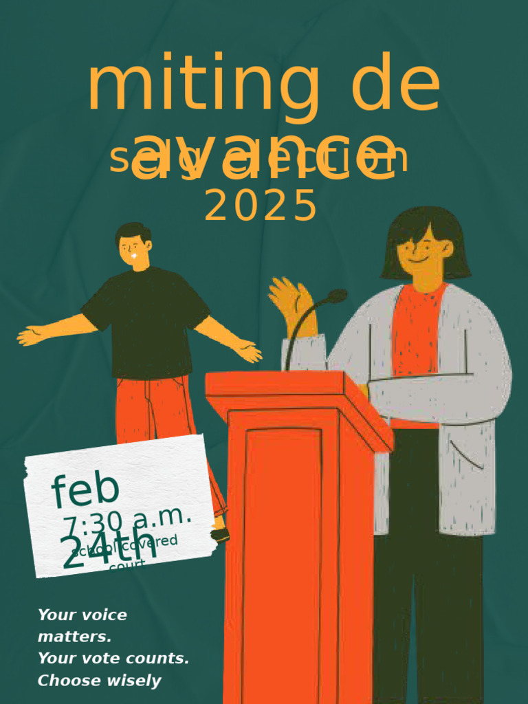 Dark Green and Yellow Orange Grunge Illustrative Debate Competition ...