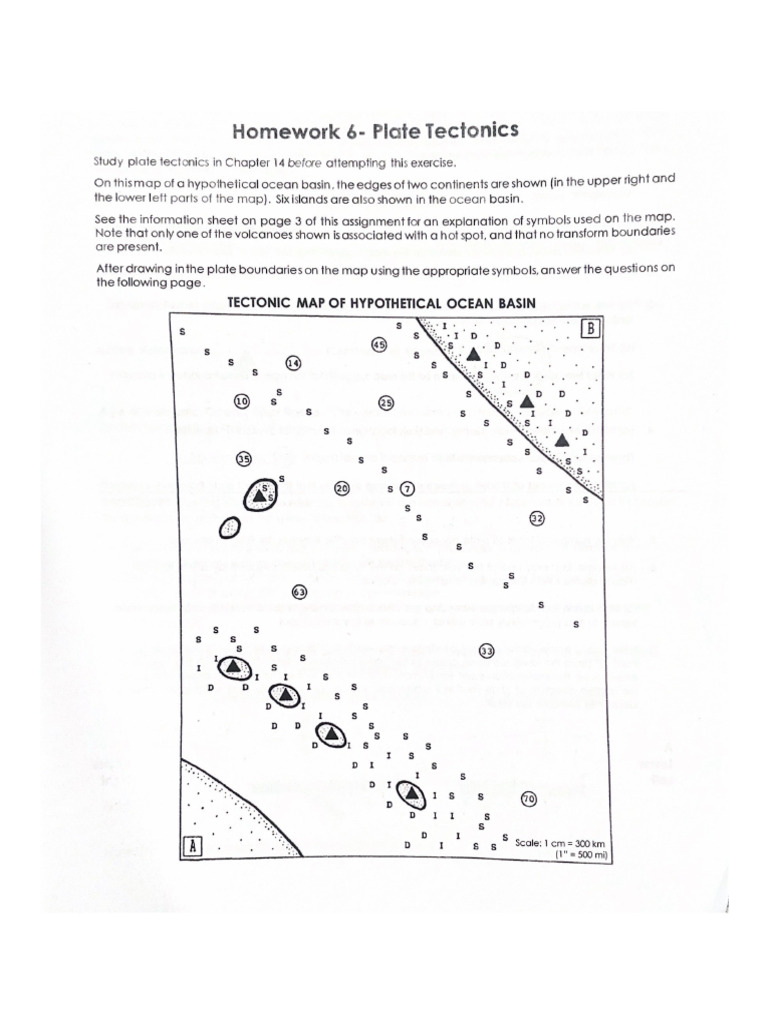 Homework 6 - Plate Tectonics | PDF