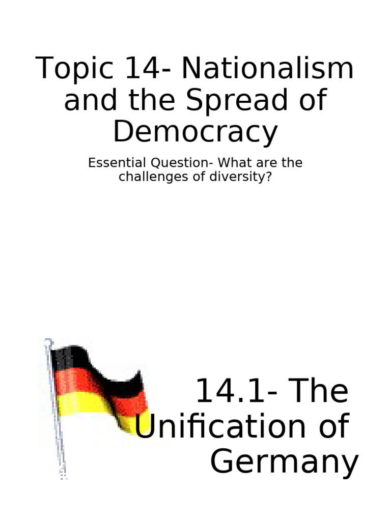 14.1 - German Unification | PDF | German Empire | Otto Von Bismarck