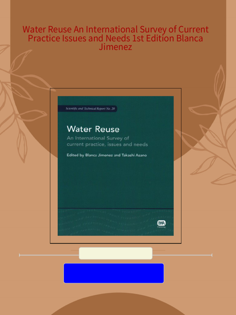 Water Reuse An International Survey of Current Practice Issues and ...
