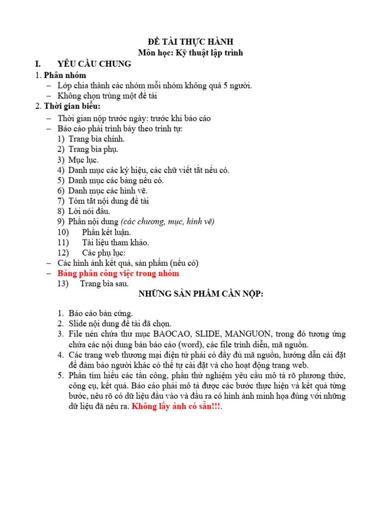 Đề tài KTLT | PDF