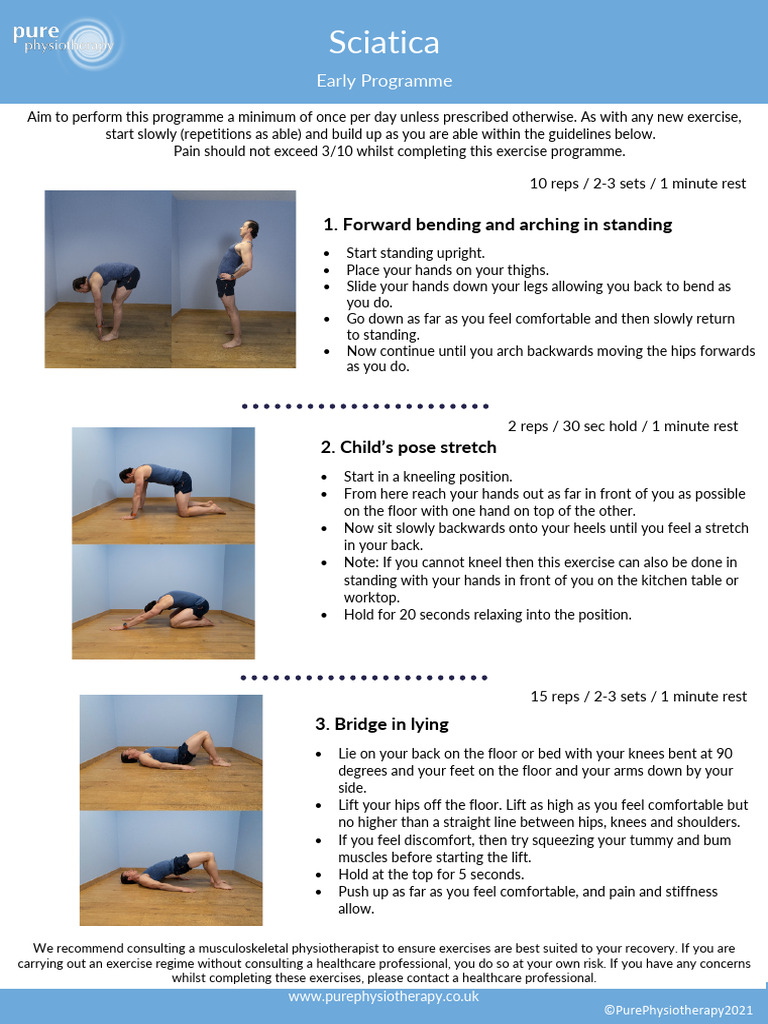 Low Back Pain and Sciatica - Early Plan | PDF | Musculoskeletal System