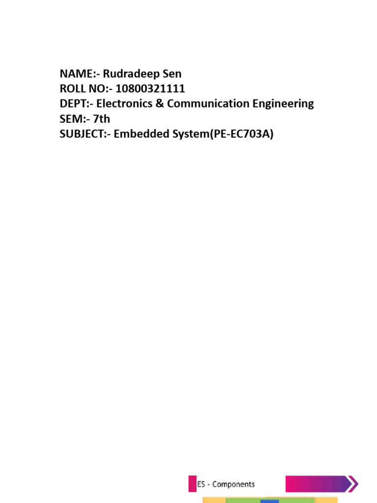 A PPT On CAN Protocol and ARM Architecture in Embedded System | PDF | Embedded System ...