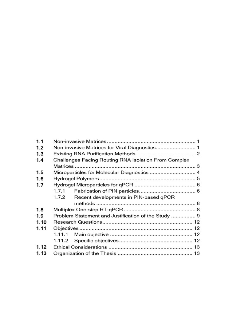 Sample Thesis for Lit Review | PDF | Real Time Polymerase Chain ...