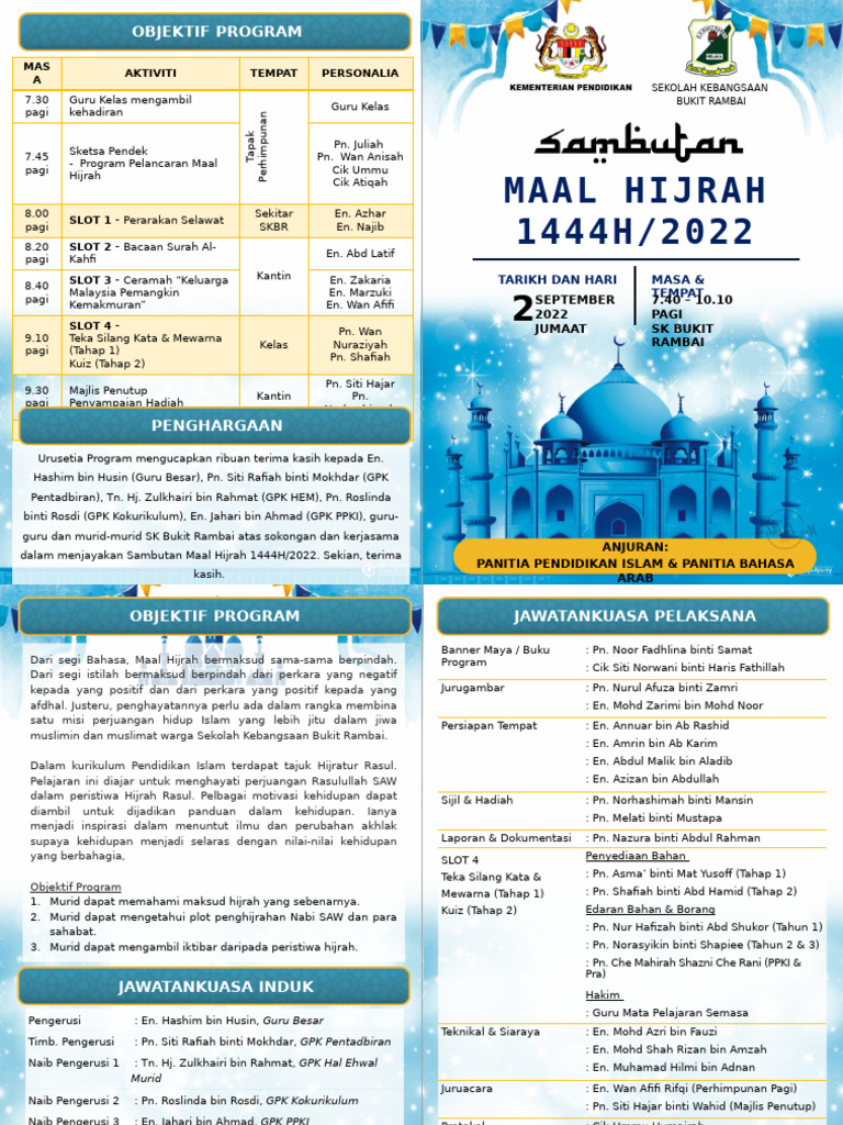 Buku-Program Maal Hijrah | PDF