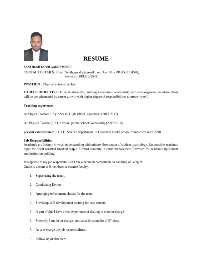 CV2024 | PDF | Psychology