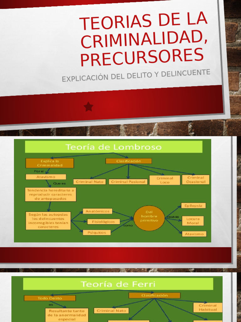 Teorias de La Criminalidad | PDF