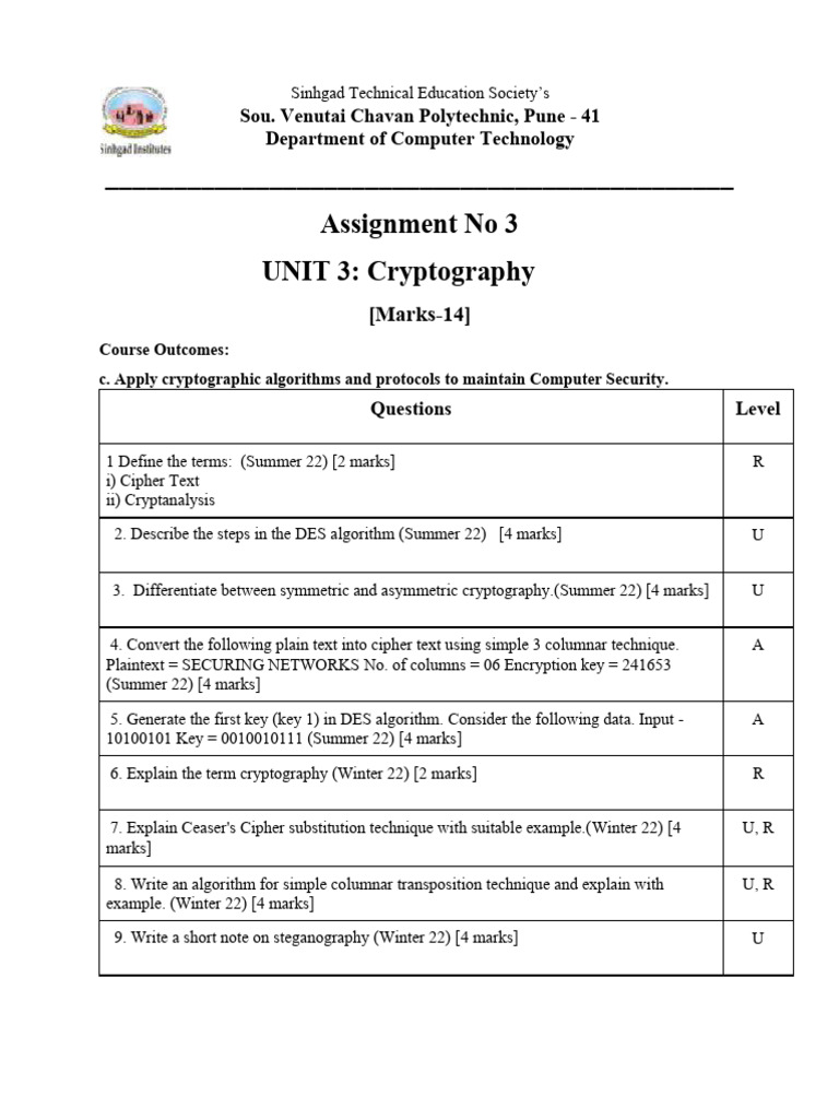 NIS Assignment 3 (1) | PDF