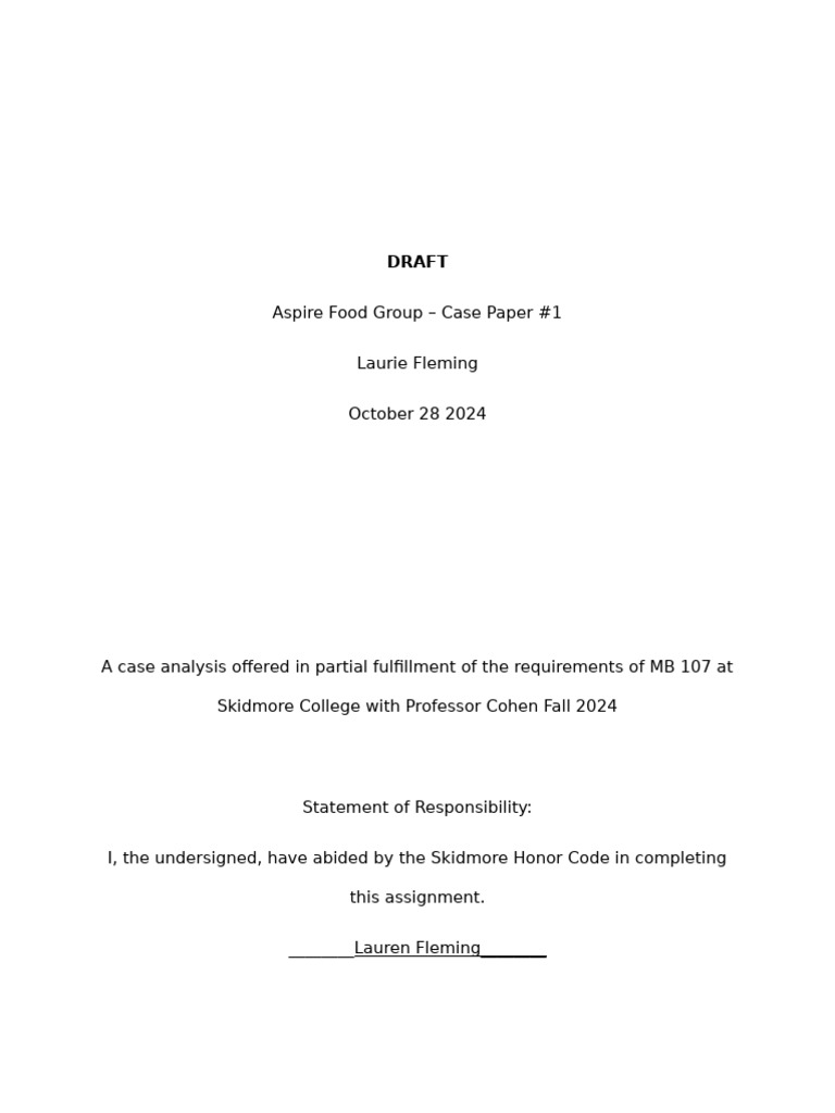Aspire Food Group: Insect Protein Strategy | PDF | Brand | Marketing