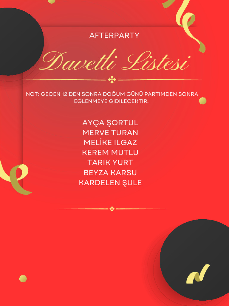 Afterparty | PDF