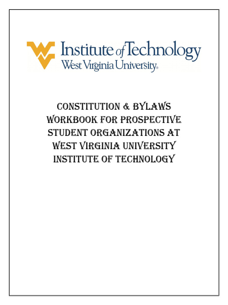 Guidelines For Creating A Student Organization Constitution | PDF | Impeachment | American ...