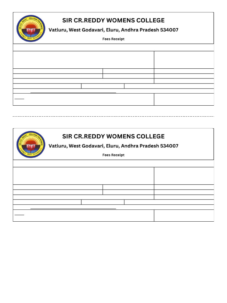 C R Reddy Womens College - 2024 - 2025 - 4812846 | PDF