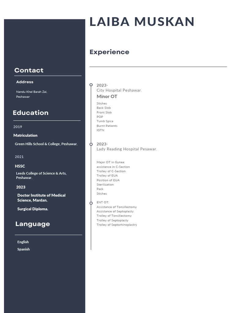 Black White Minimalist CV Resume | PDF