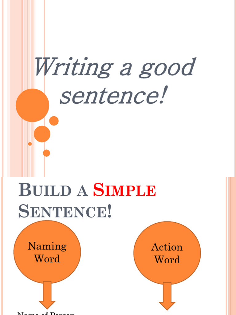 Sentence Formation | PDF