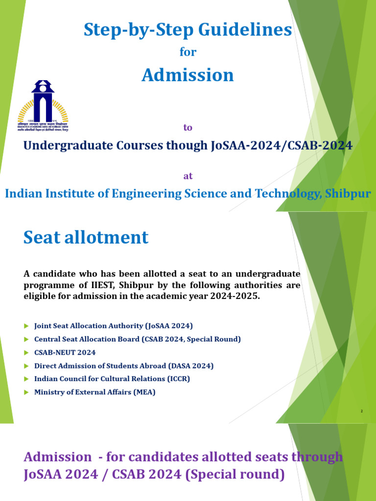 Step-by-step Guidelines for UG Admission 2024(1) | PDF | Government