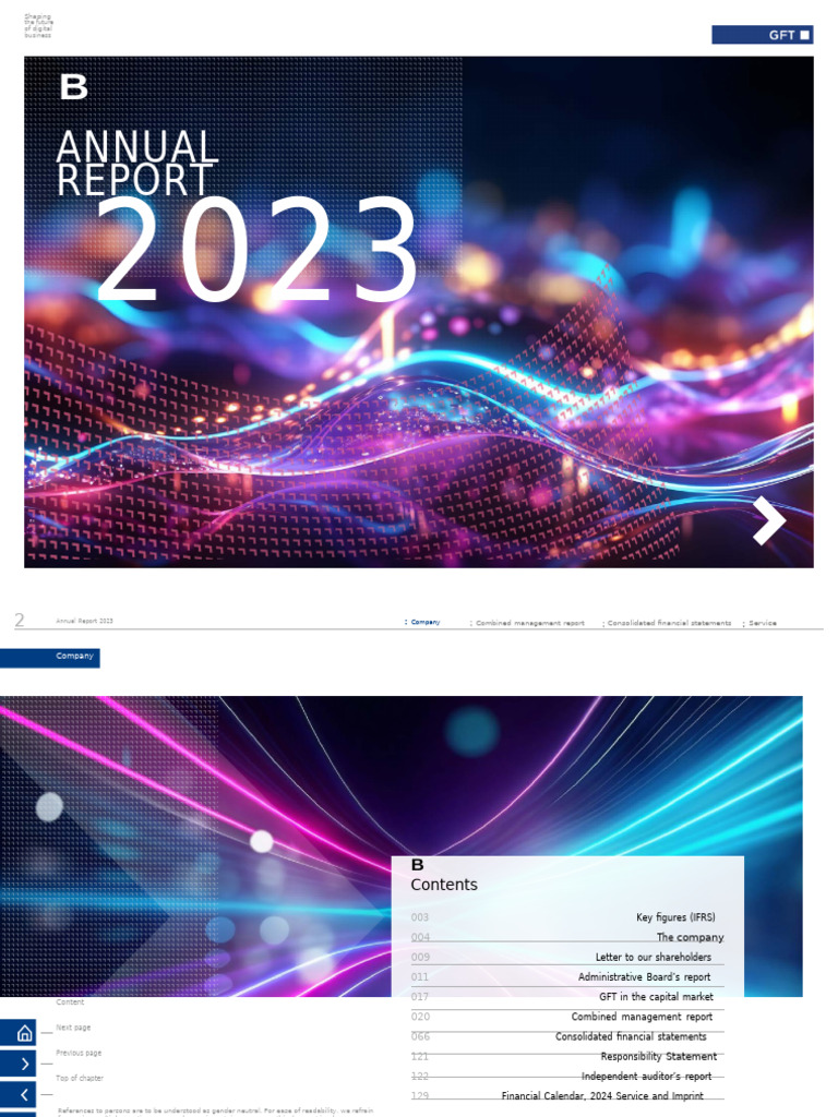 GFT 2023 Annual Report Highlights | PDF | Artificial Intelligence ...