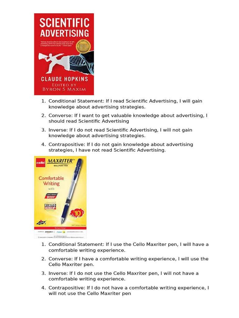 Unit 2 Assignment The Logic of Advertising | PDF