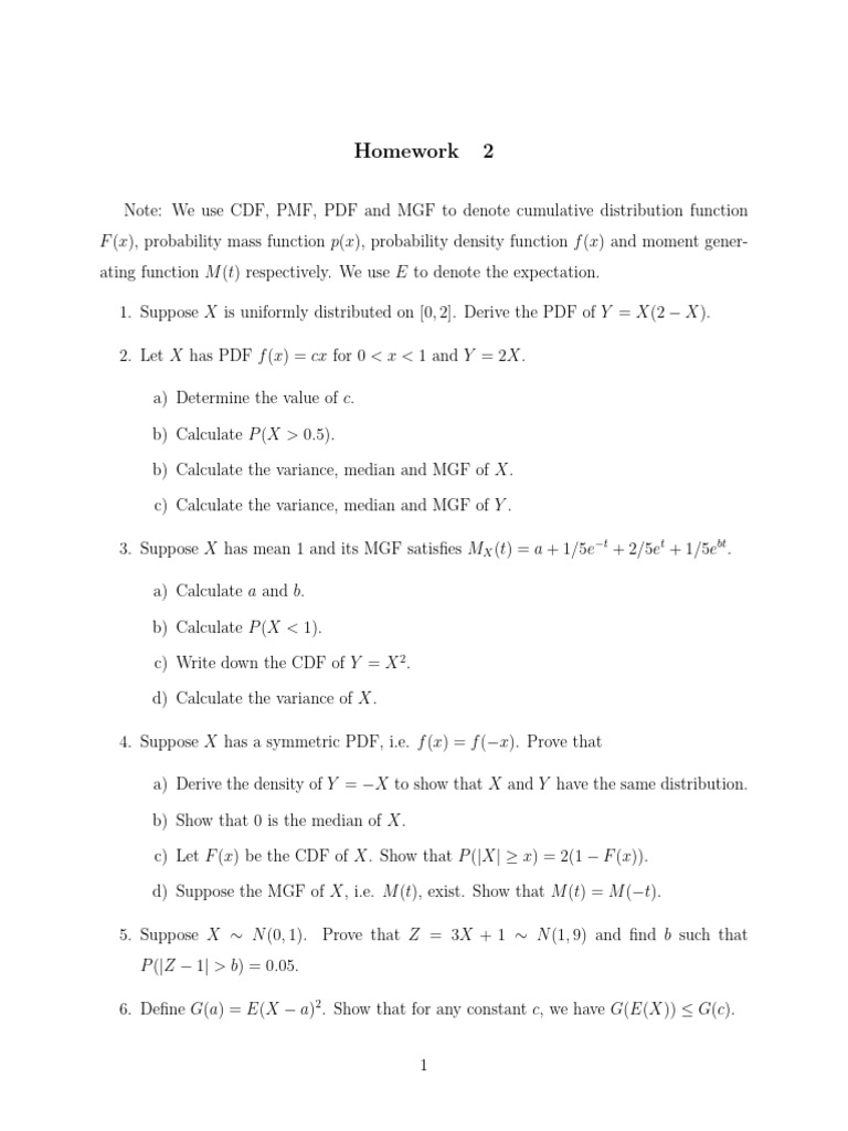HW2 24-25 | PDF