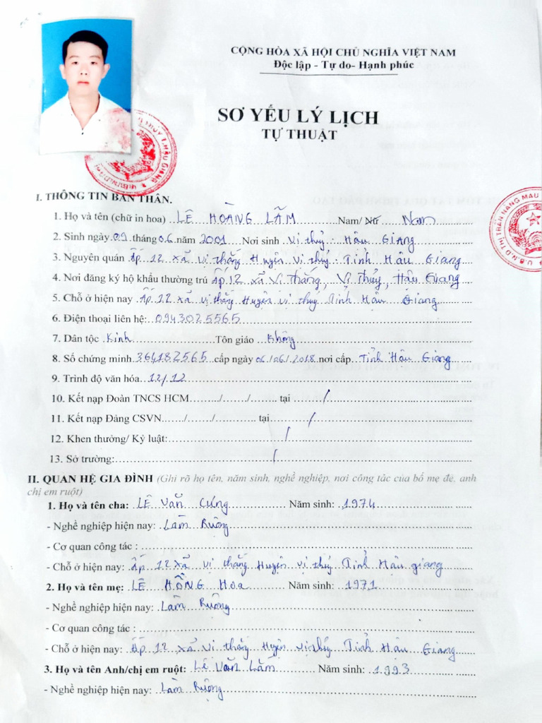 Le Hoang Lam - Syll | PDF