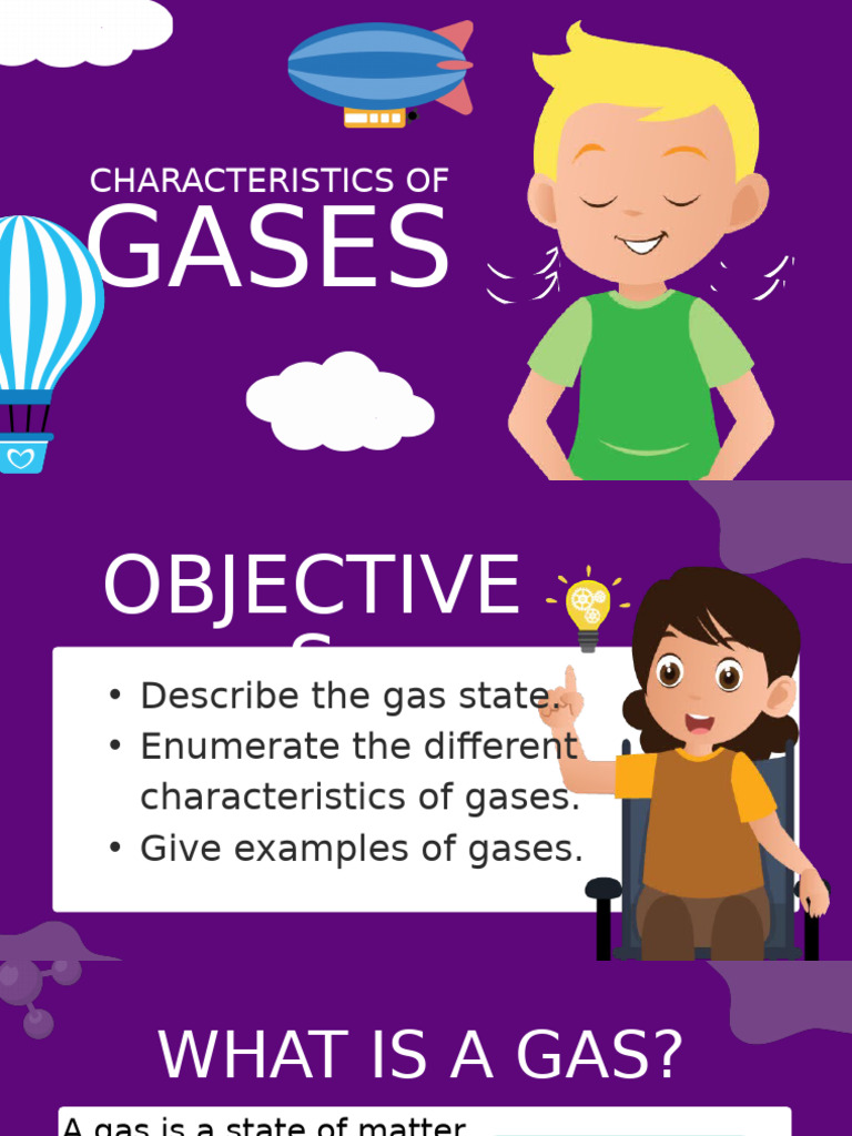 Characteristics and Examples of Gases | PDF | Gases | Pressure