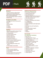 Air Assault School Packing List | PDF