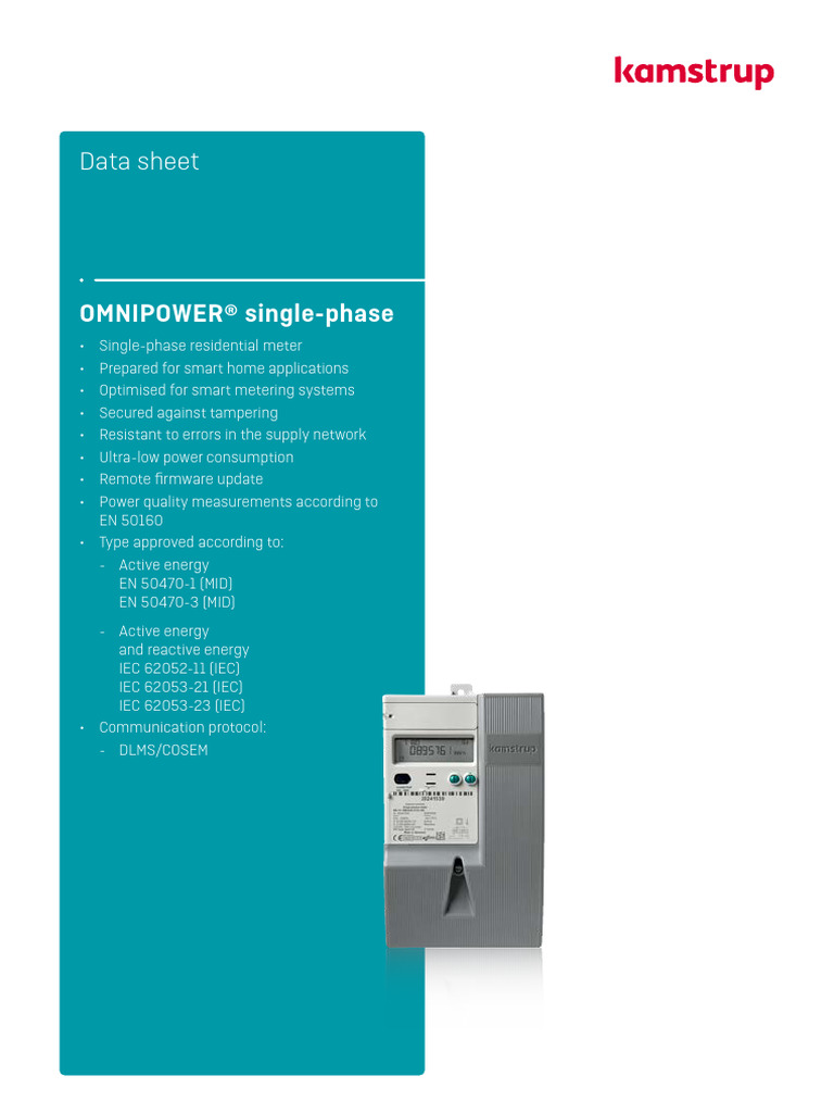 OMNIPOWER 1 Phase Data Sheet EN | PDF | Fuse (Electrical) | Electrical Engineering