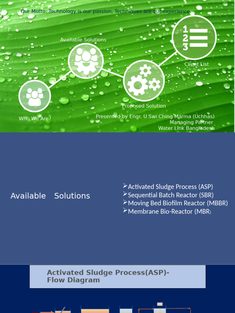 PWD WLB Asl STP Presentation V 01 | PDF | Sewage Treatment | Nitrate