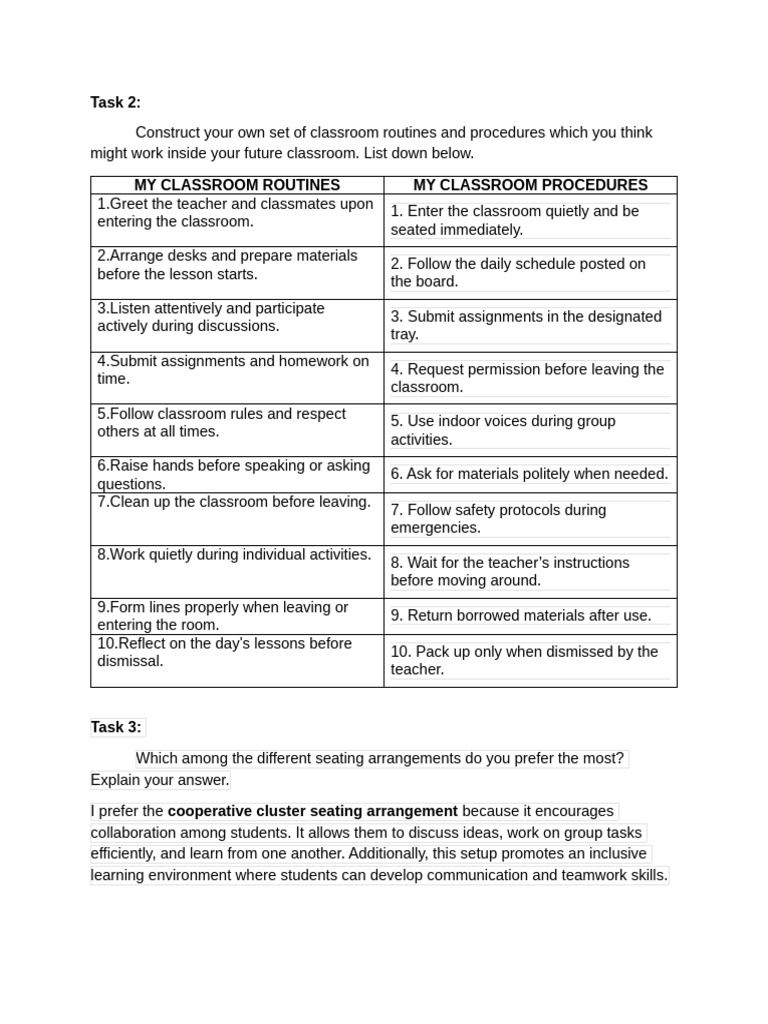 TASK 2-5 | PDF | Classroom | Simulation
