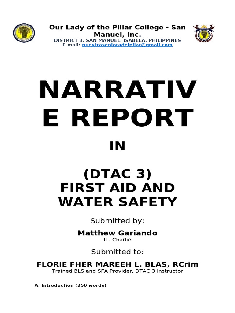 Narrative Report | PDF