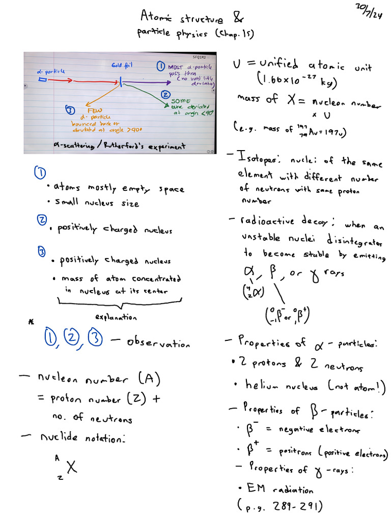 Particle Physics (Chap. 15) Physics AS | PDF