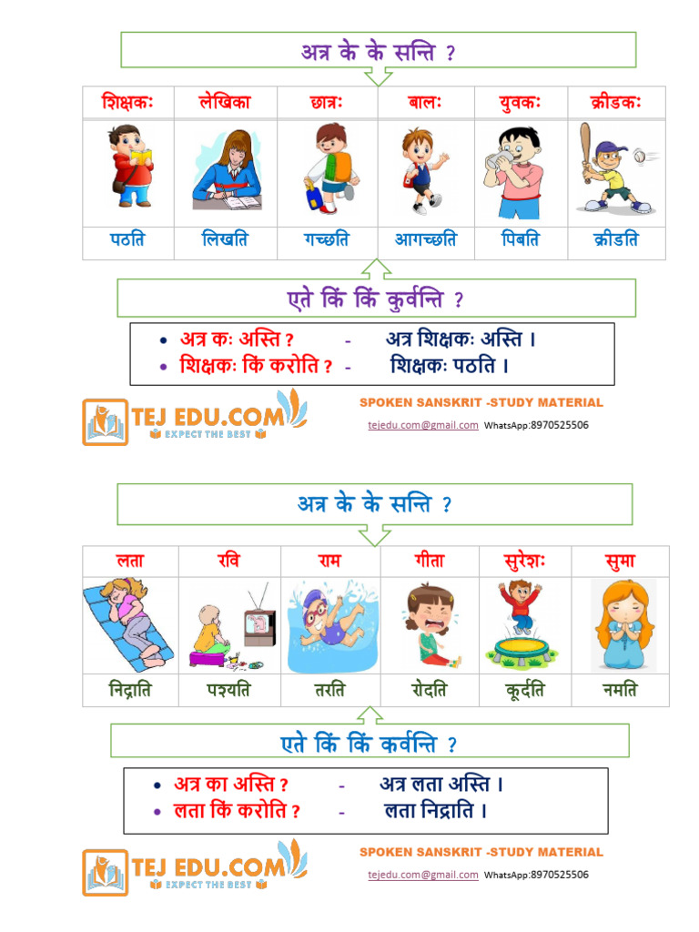learn sanskrit-Charts | PDF
