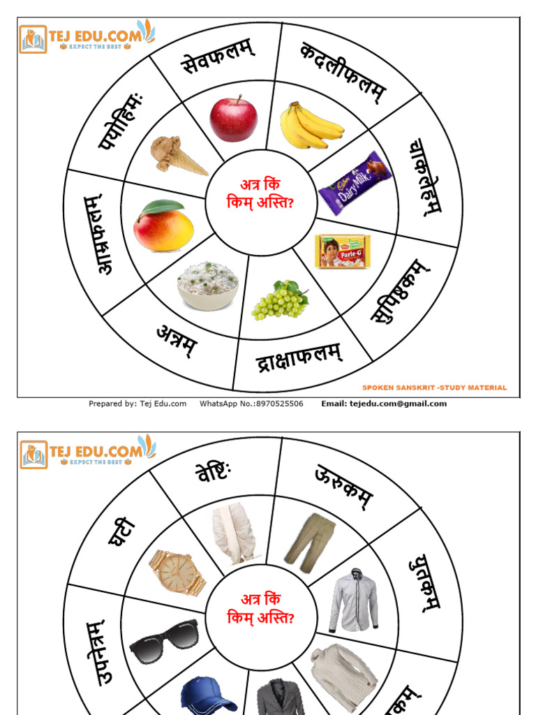 Spoken Sanskrit Study Material | PDF